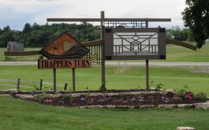 Trappers Turn Golf Club Sign - Wisconsin Golf Trips